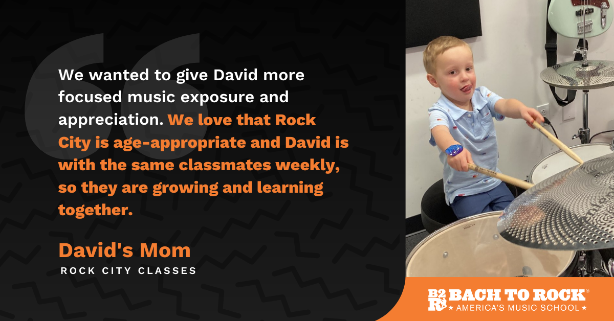 Meet David, a 3.5-Year-Old Rocker | Bach to Rock